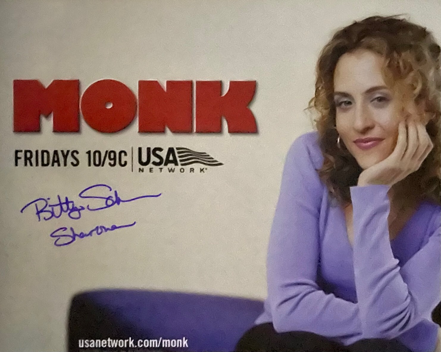 Bitty Schram MONK Original Autographed 8X10 Photo #2 | eBay
