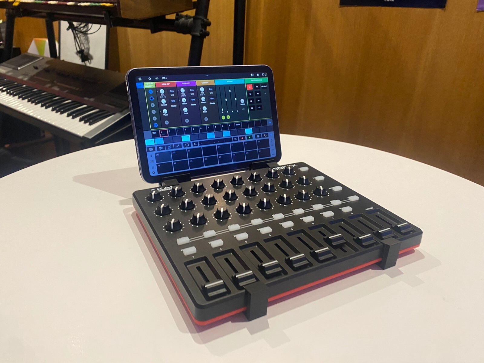 Stand Holder for AKAI MIDIMIX Attach Your tablet IPAD / iPhone ...