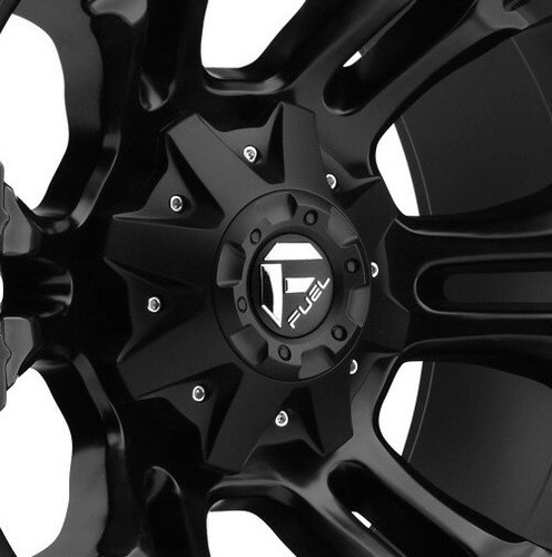 20 FUEL VAPOR D560 WHEELS RIMS 20X9 6X139.7 6X135 MATTE BLACK ...