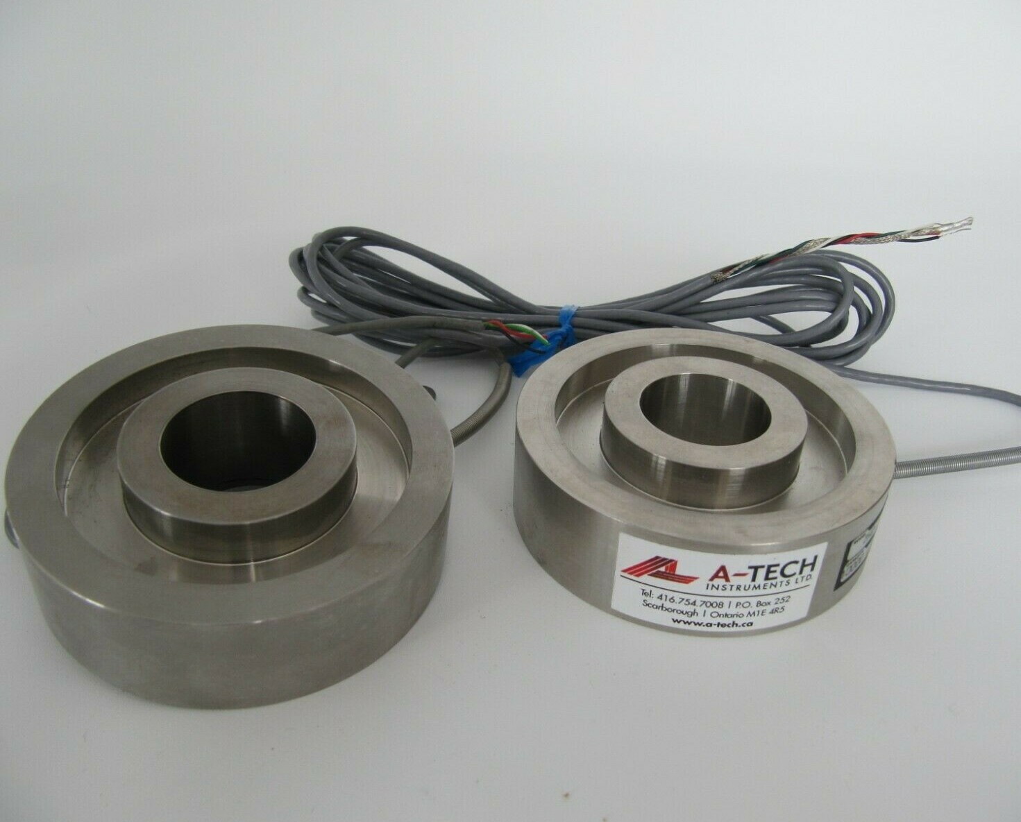 (LOT OF 2) Transducer Techniques 10000 LBS Load Cells THD-10K-Y THD-10K ...