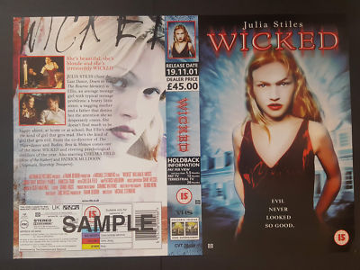 Wicked - Julia Stiles - Promo Sample Video Sleeve/Cover #B2784 | eBay UK