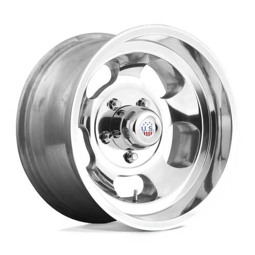 (SET 4) US Mag 1PC U101 Indy 15x7 5x127 -5mm High Luster Polished ...