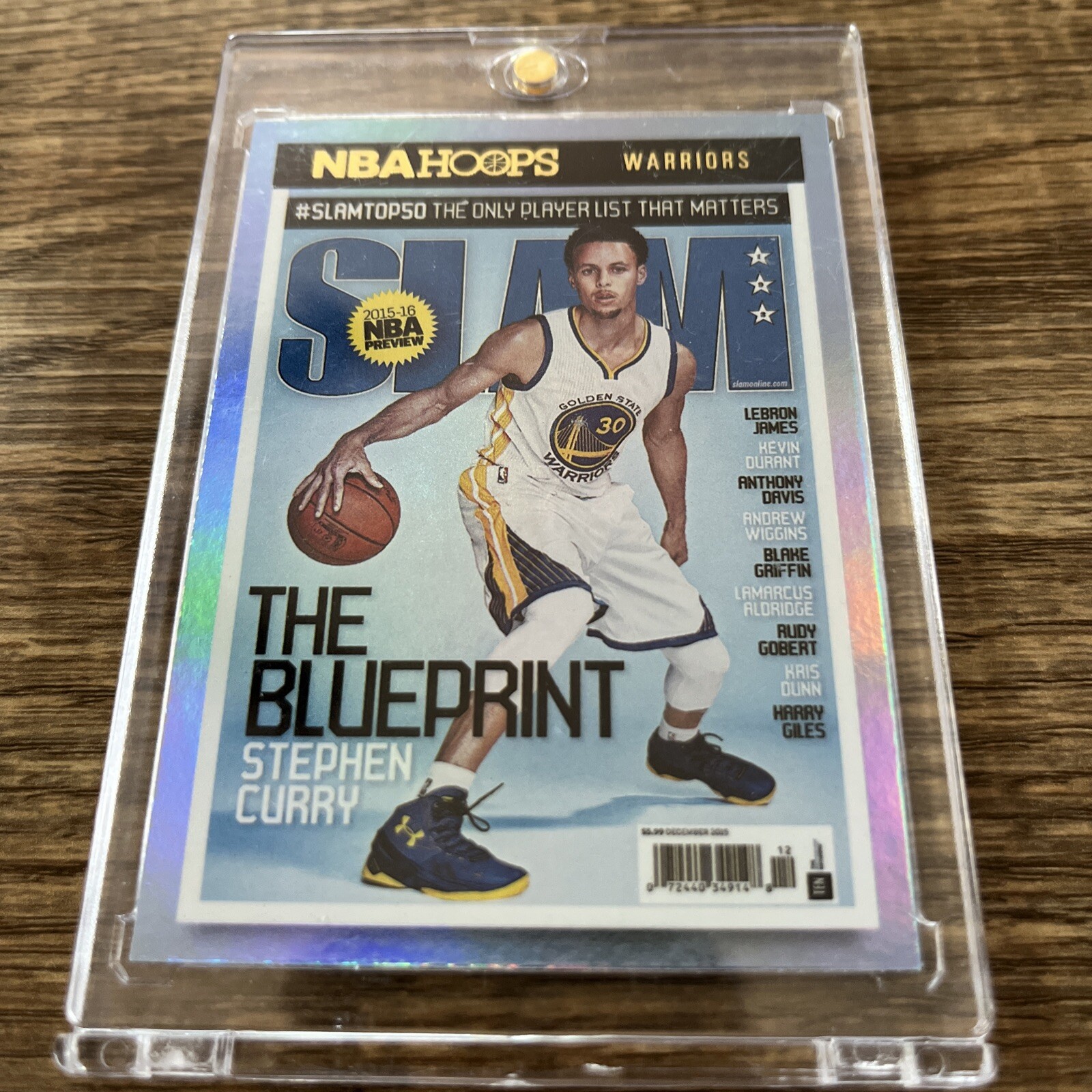 Stephen Curry SLAM SSP HOLO 2021-22 Panini NBA Hoops Warriors 🔥🔥🐐 | eBay