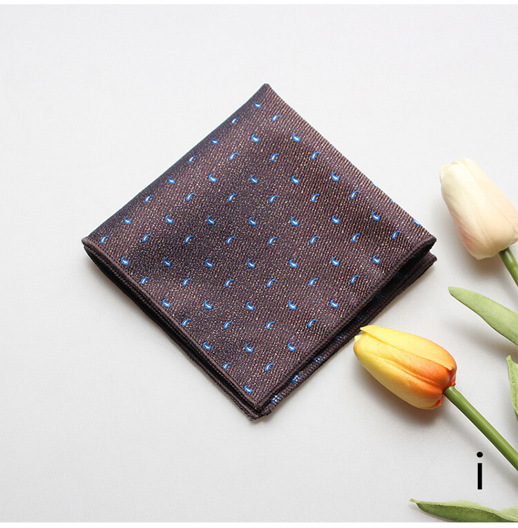 Vintage Paisley Pocket Square Handkerchief Men Silk Wedding Office ...