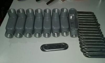 8 KILLARK OLB-3 Conduit Outlet Body 1" Hub LB Body Style Copper Free ...