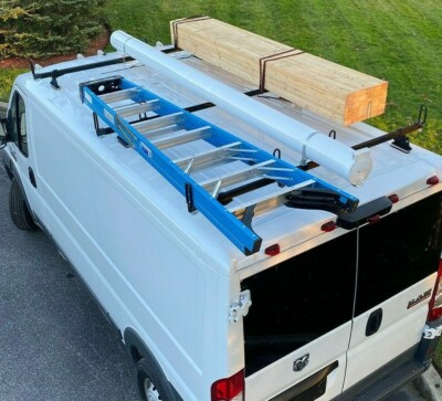Heavy Duty 3 Bar Steel Ladder roof rack Fits: RAM ProMaster Low Roof ...