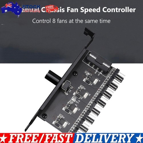 PC Case Fan Speed Controller CPU Hub Splitter Cooler 4PIN D-type Fan ...
