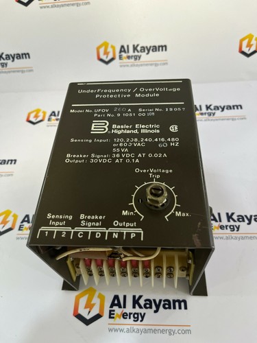 Basler Ufov 260A Under Frequency/Overvoltage Protective Module | eBay