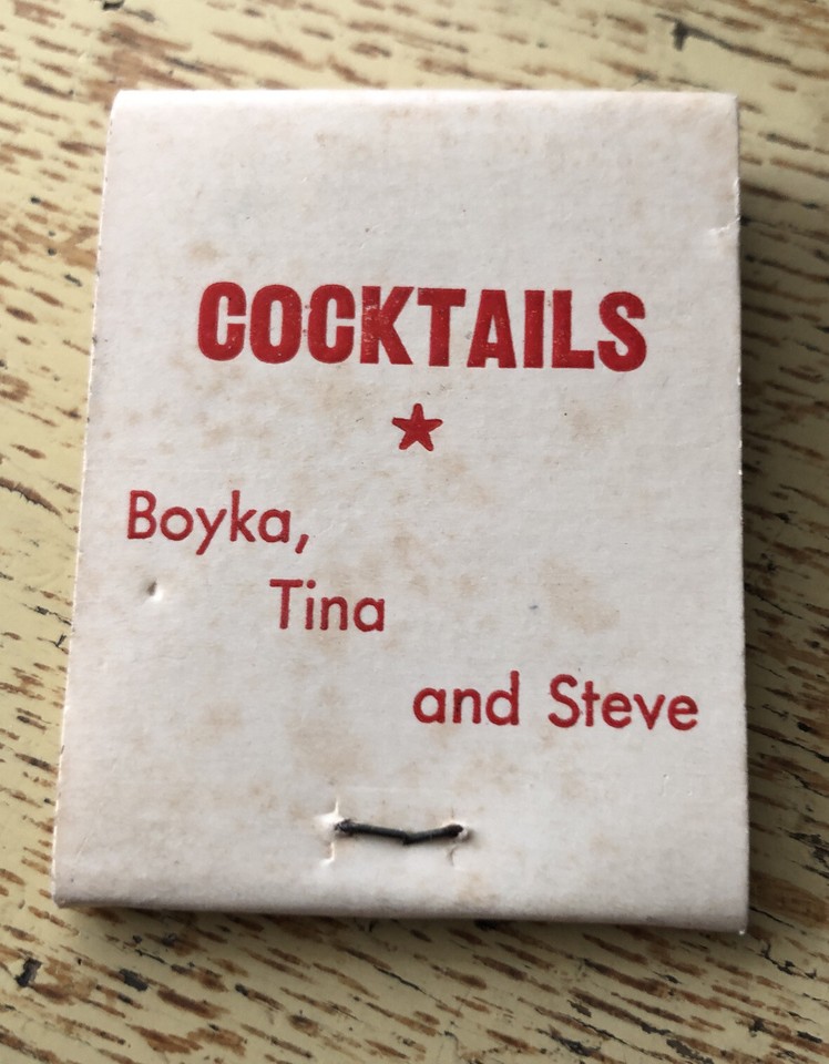 Drop-In Club San Francisco California Cocktails *Unstruck* Matchbook ...