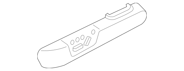 Genuine Volvo Passenger Side Seat Switch Cover 39802017 for S60 S80 V70 ...