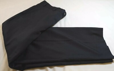 Men's Rendezvous by Ballin black striped wool lined suit dress pants ...