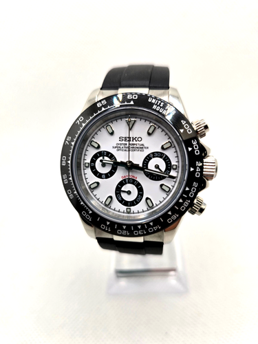 NEW SeikMOD VK63 | MechaQuartz Chrono | Black Dial | Custom Build ...