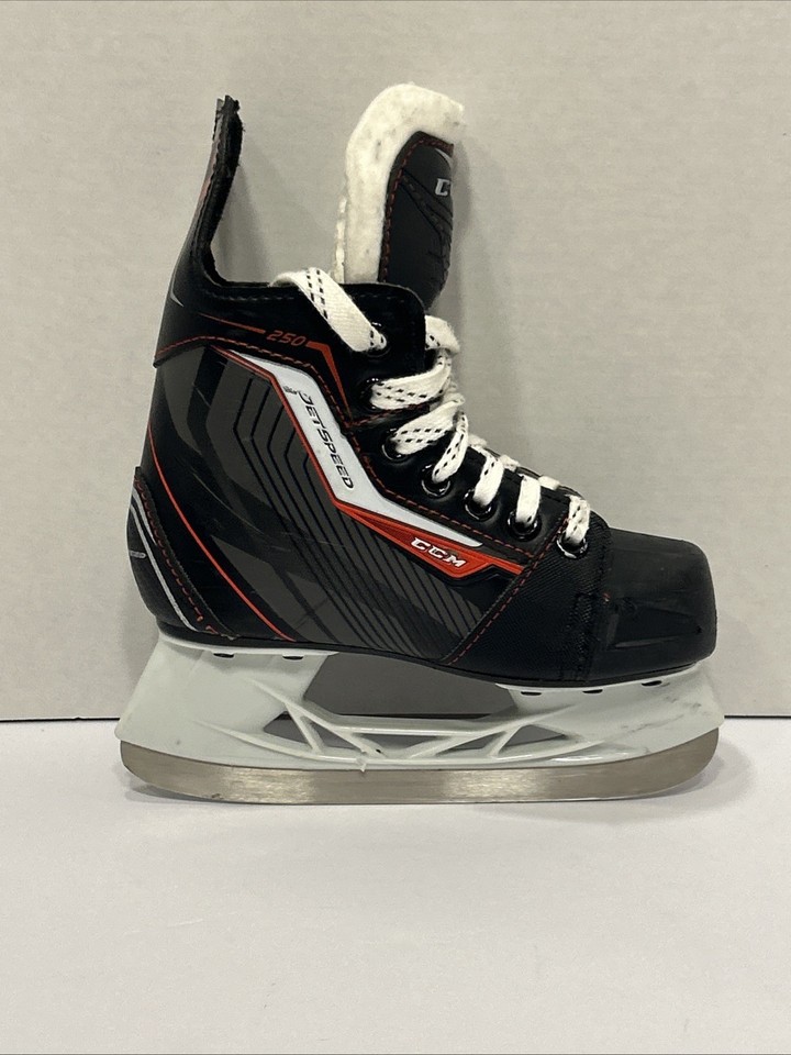CCM Jetspeed 250 Hockey Ice Skates jr youth Skate size 11 J US Shoe 12 ...
