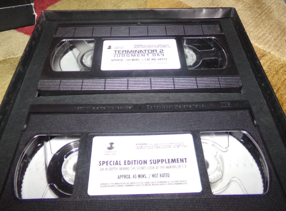 TERMINATOR 2 JUDGMENT DAY 1993 SPECIAL EDITION VHS BOX SET | eBay
