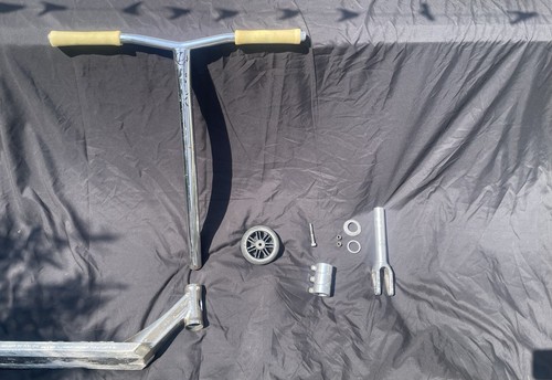 Custom FULL APEX BARS CLAMP FORKS BLAZER DECK Titanium Stunt Scooter ...