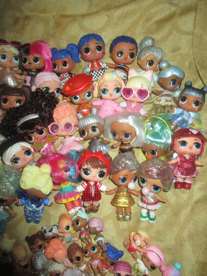 Massive Lot LOL Surprise Dolls Lil Sisters Pets Clothing Accessories ...