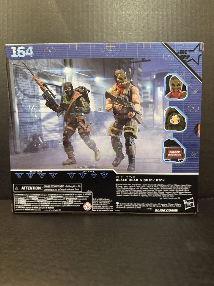 GI JOE Classified Series #164 NIGHTFORCE BEACH HEAD & QUICK KICK IN ...