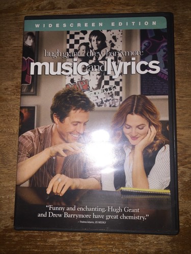 DVD Music and Lyrics used widescreen hugh grant drew barrymore ...