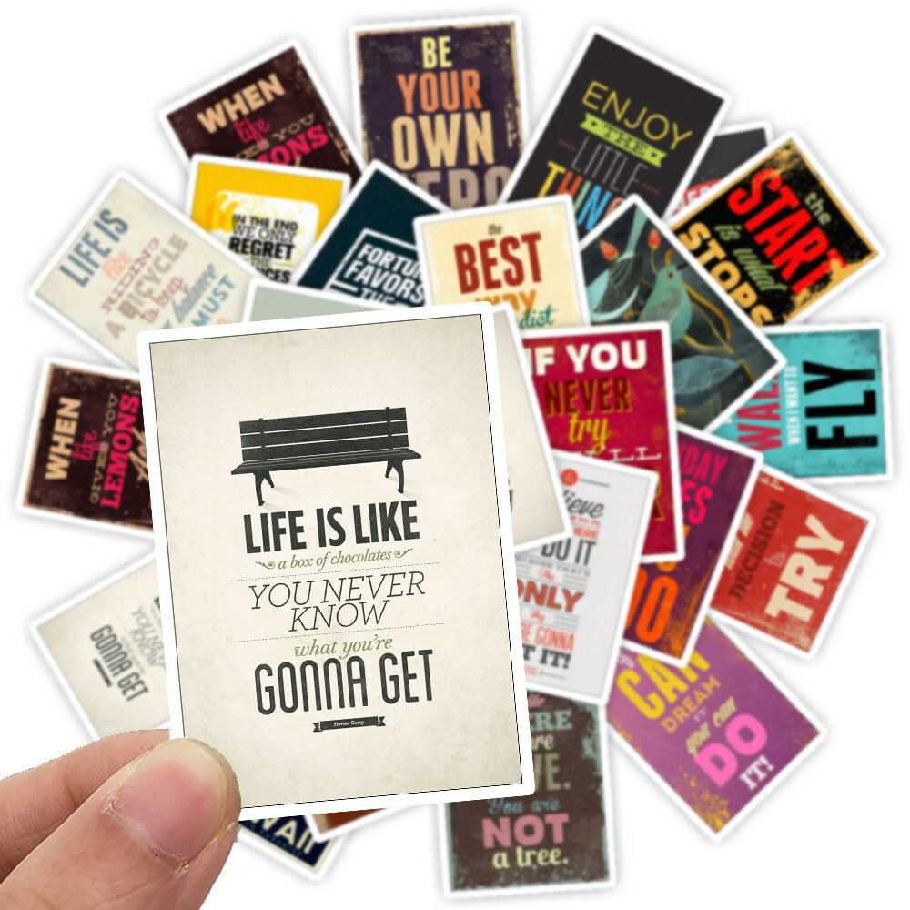 Stickers Saying Life