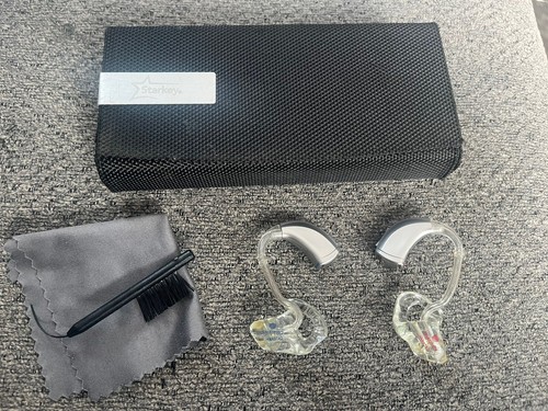 Starkey Hearing Aids Left & Right With Case | eBay