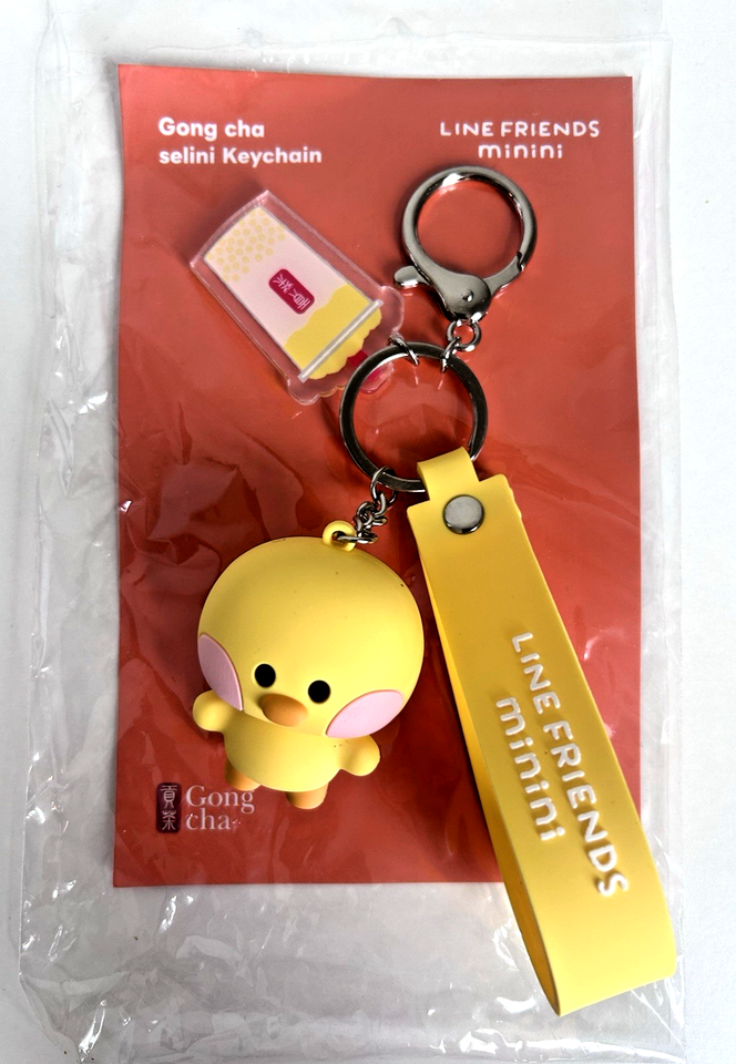 NEW GONG CHA LINE FRIENDS MININI KEYCHAIN, SELINI | eBay