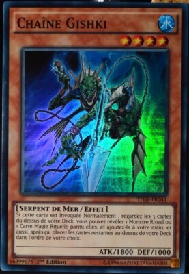 carte YU-GI-OH THSF-FR041 Chaîne Gishki (Gishki Chain) - Super Rare ...
