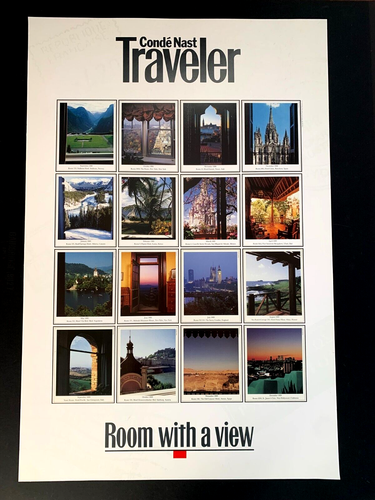 Conde Nast Traveler Room with a View Original Poster | eBay