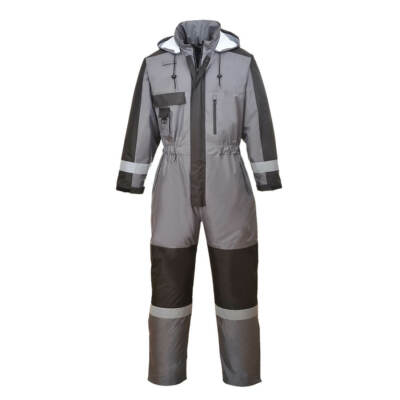 Portwest S585 Waterproof Winter Coverall Grey S 5036108217410 | eBay UK