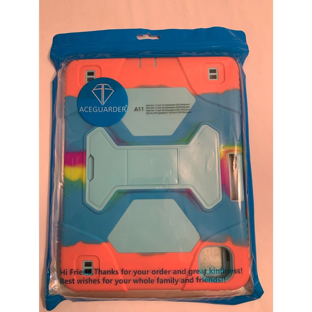 Pink And Yellow Ipad Case