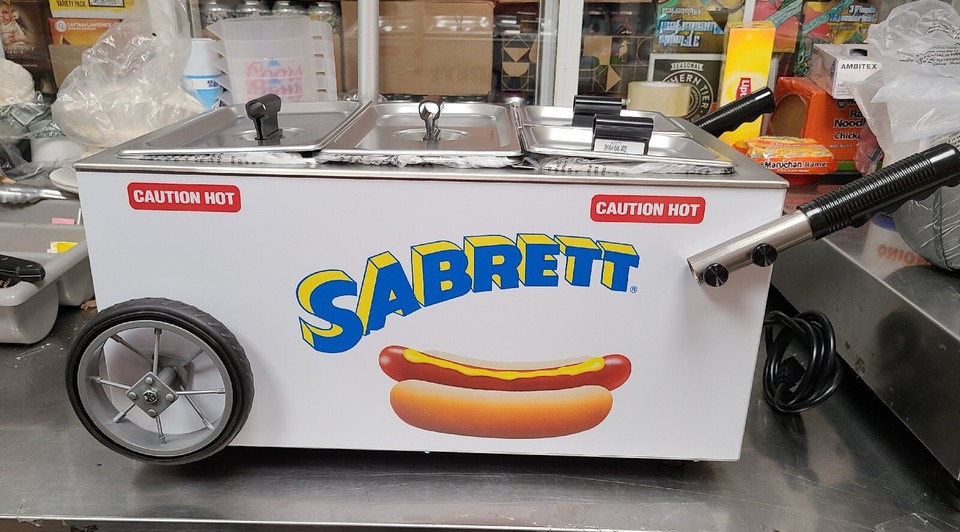 SABRETT HOT DOG TABLE TOP CART NEW FROM AUTH. DEALER NEW YORK | eBay