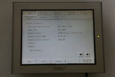 PRO-FACE GP3000 Series HMI 10" used 3280035-45 ,AGP3500-T1-AF SCR-I-605 ...