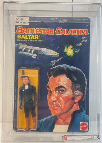 AFA 85 NM+ 1979 MATTEL BATTLESTAR GALACTICA BALTAR FIGURE (C85/B90/F80 ...