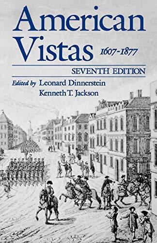 American Vistas: Volume 1: 1607-1877: 001 Paperback / softback Book The ...