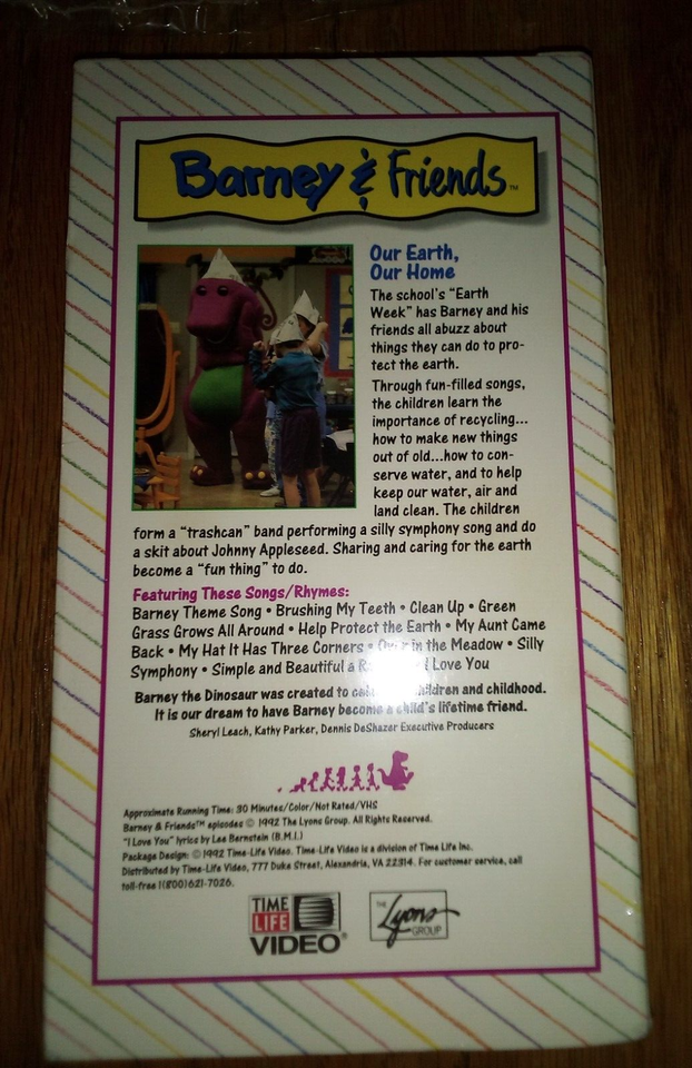 Barney & Friends~Time Life Lot (VHS-1992) Set 9 Sealed~SOME ULTRA RARE ...