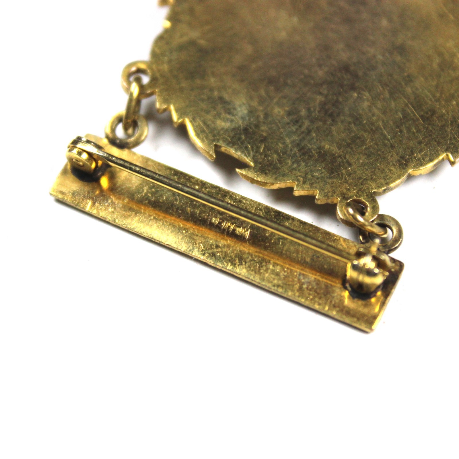 VASA ORDER VO GOLD PIN BACK BADGE PATRIOTIC MASONIC FRATERNAL BADGE F.D ...