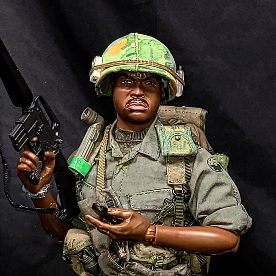 1/6 US ARMY 9TH INFANTRY RTO RADIO OPERATOR VIETNAM BANDIT JOE'S CUSTOM ...