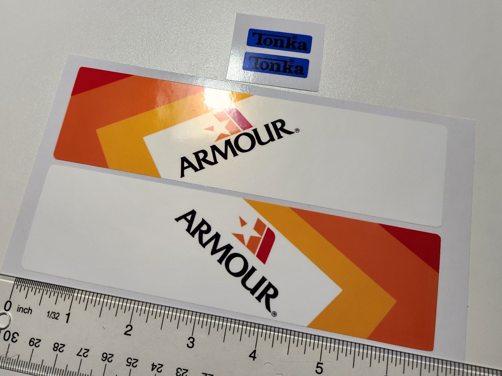 Tiny Tonka Semi Truck And Trailer Private Label Armour Sticker Set. | eBay