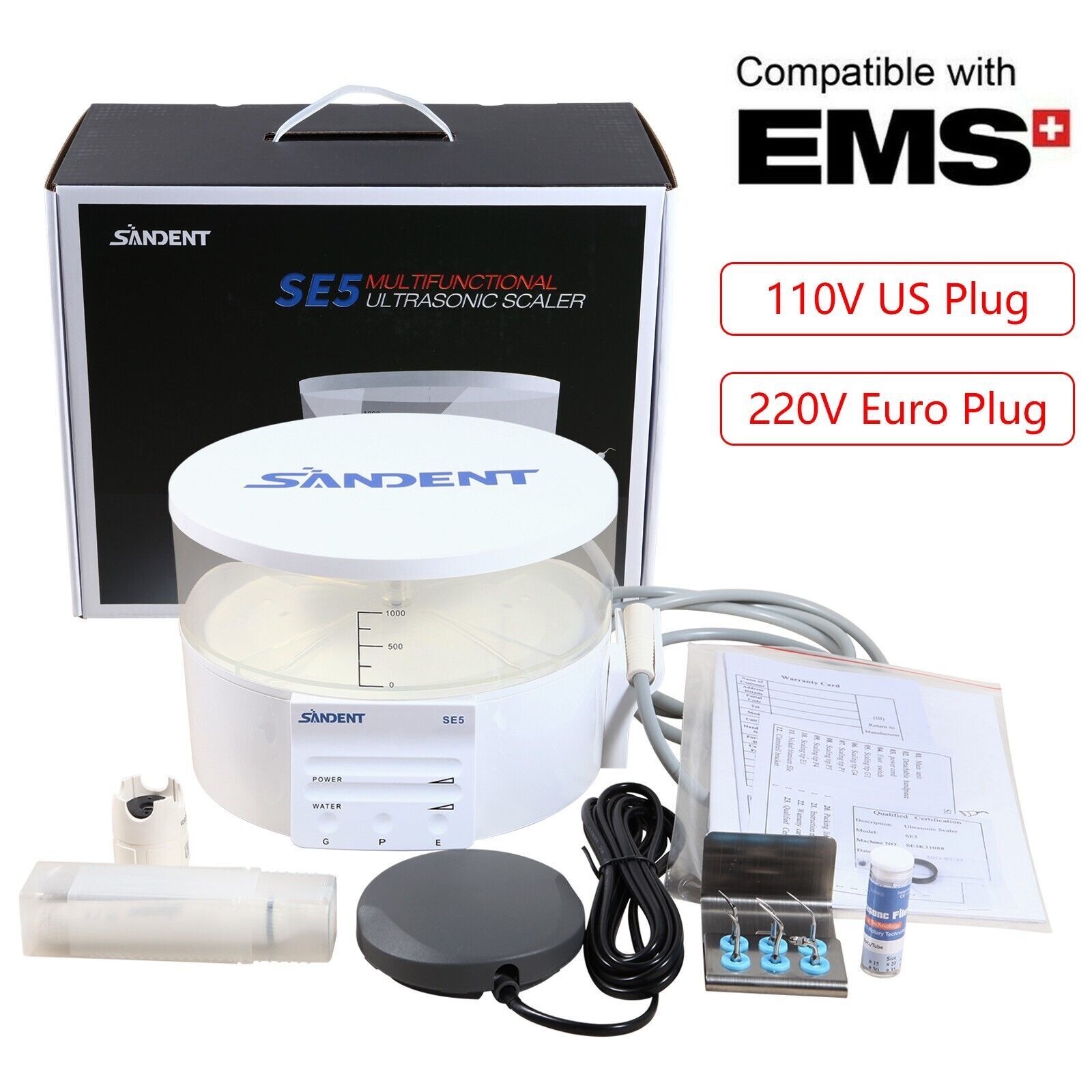 For Cavitron Dental Portable Ultrasonic Piezon Scaler 1*Bottle fit EMS ...