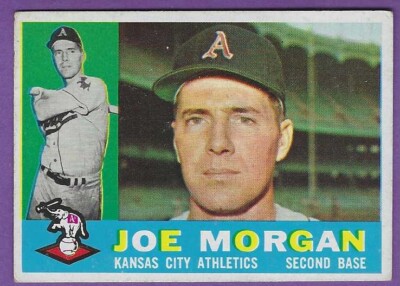 1960 Topps - #229 Joe Morgan - Kansas City Athletics - Ex+ CENTERED (hs ...