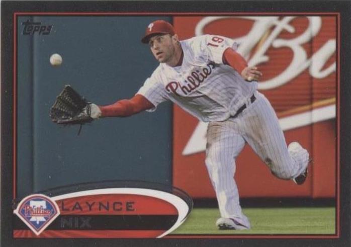 2012 Topps Update Series - Laynce Nix #US130 Black /61 for sale online ...