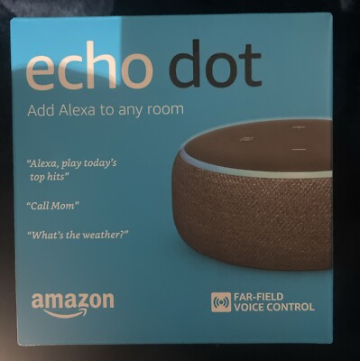 Echo Dot (3rd Gen) | Smart speaker with Alexa | Charcoal 841667166834| eBay