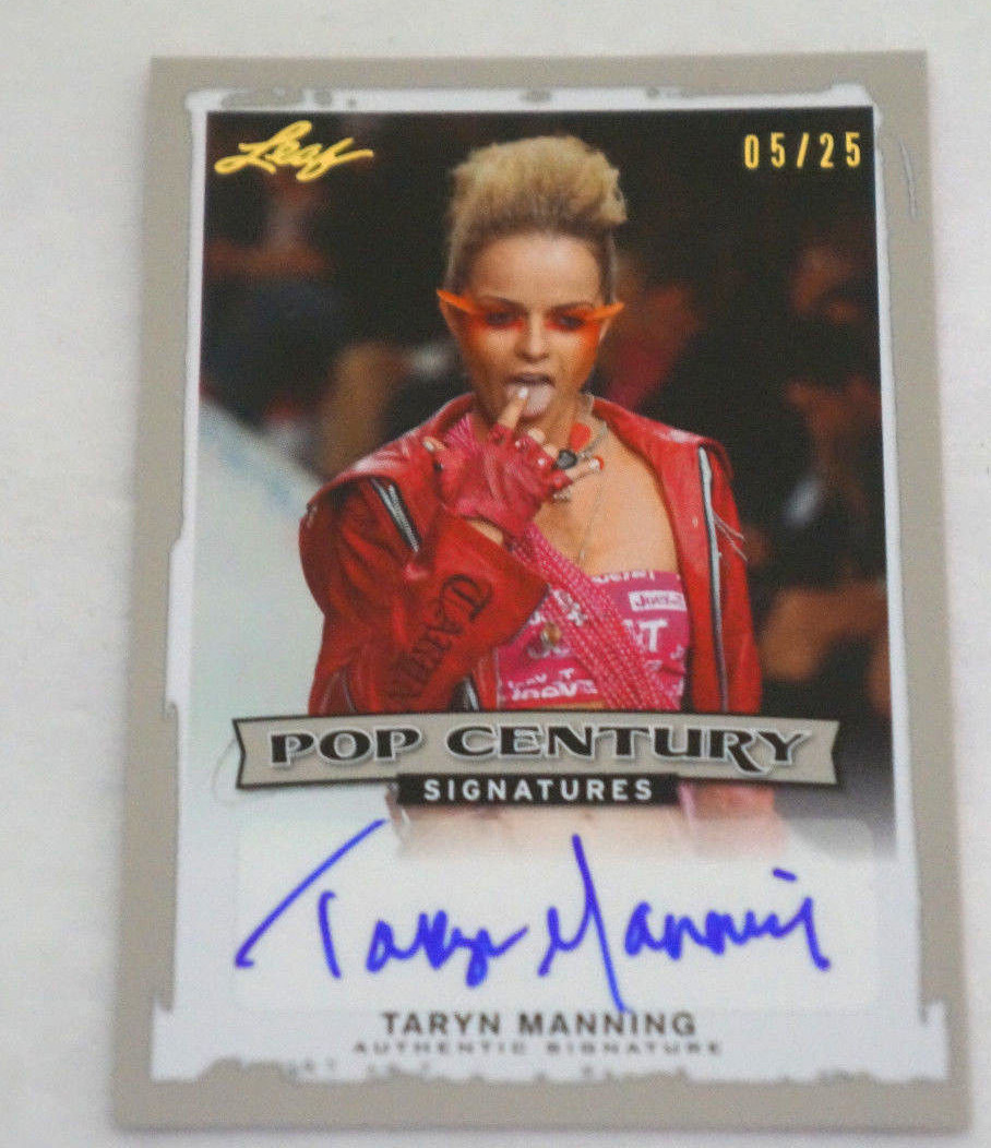 2014 Leaf Pop Century TARYN MANNING Auto Certified Autograph 5/25 ...
