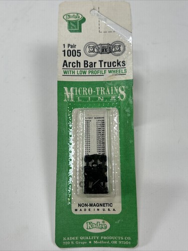 Kadee Micro Trains Arch Bar Wheel Trucks With Low Profile Wheels N 1005 ...