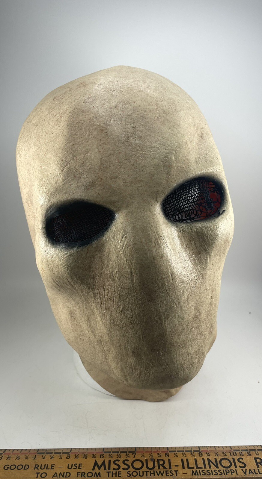 Latex Rubber Halloween Alien Head Mask Ghoulish Produ… - Gem