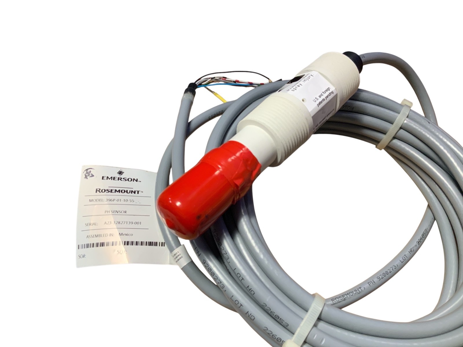 Rosemount 396P-01-10-55 PH ORP Sensor Emerson Tuph Silicore . | eBay