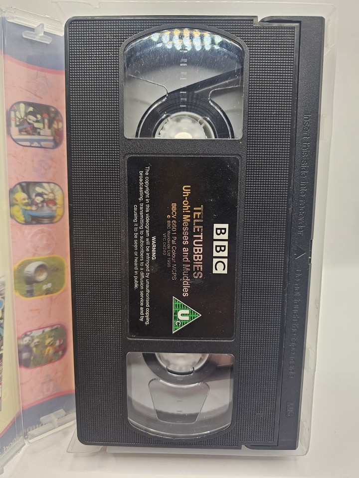 TELETUBBIES - BBC VHS VIDEO - UH-OH! MESSES AND MUDDLES PAL | eBay UK