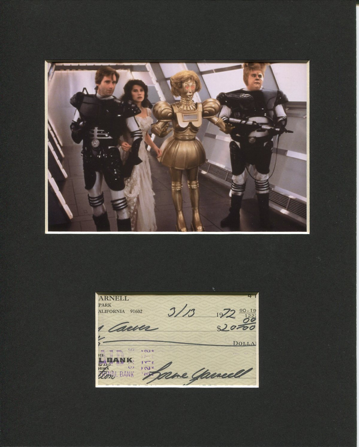 Lorene Yarnell Famous Mime Spaceballs Dot Matrix Signed Autograph Photo ...