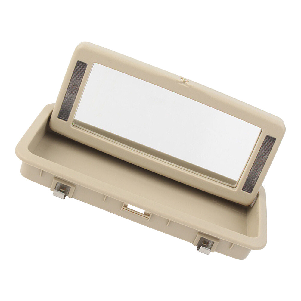 For 10-19 Jaguar XJ Rear Row Vanity Mirror Makeup Mirror with Lights ...