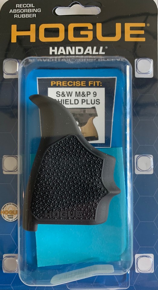 Hogue HandALL Beavertail Grip Sleeve for S&W M&P 9 Shield Plus- Slate ...