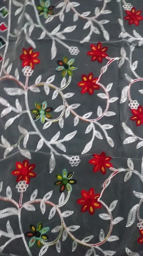 Designer Multicolor embroidery Dupatta ,Fulkari Pattern Dupatta With ...